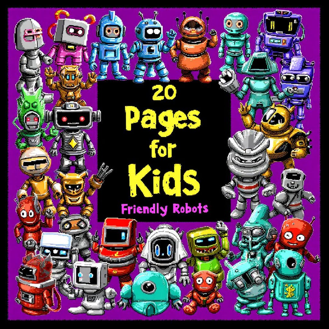 20 Printable Friendly Robot Colouring Pages for Kids | Fun PDF Activity ...