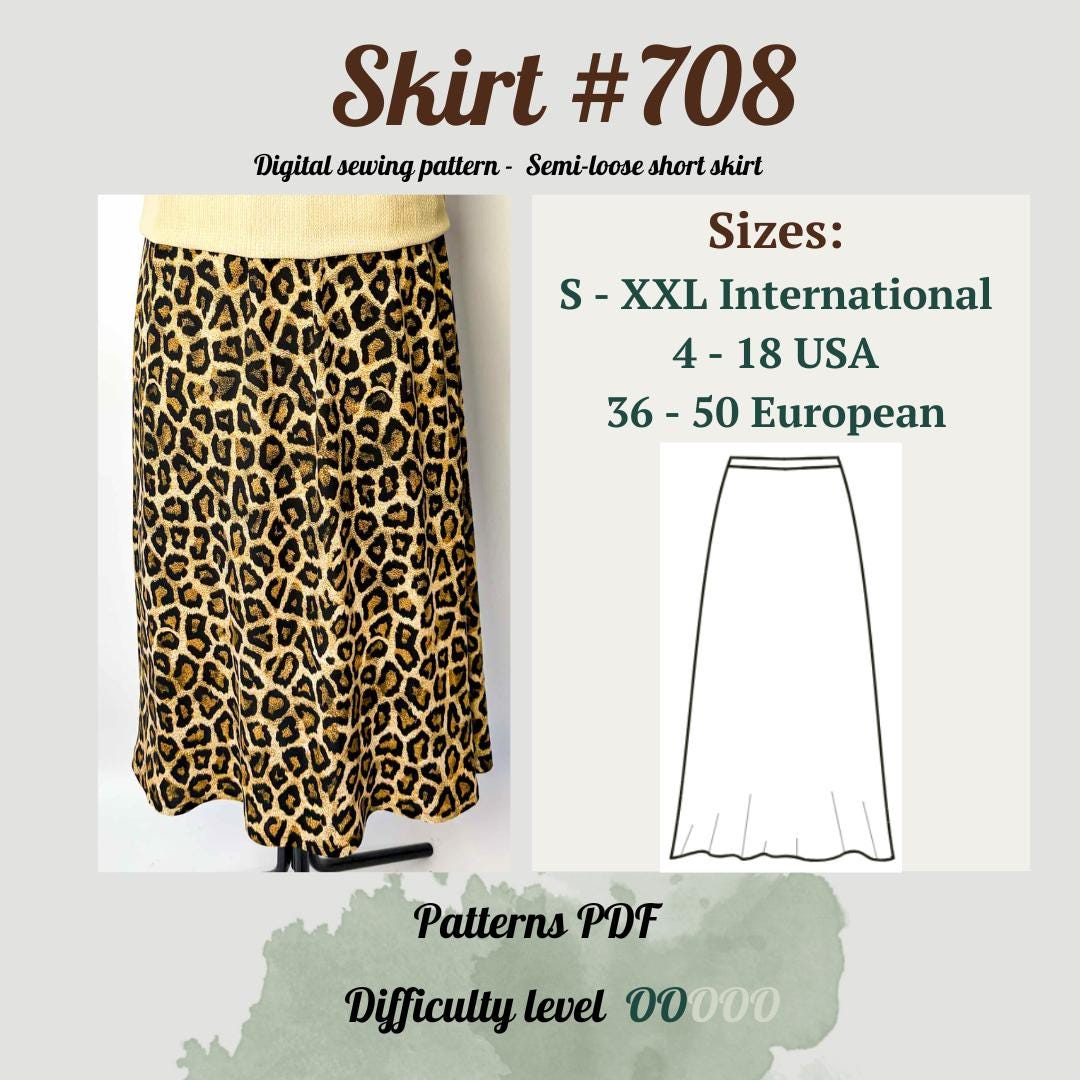 Maxi Skirt Sewing Pattern PDF | Long Skirt Sewing Pattern PDF | Sewing ...
