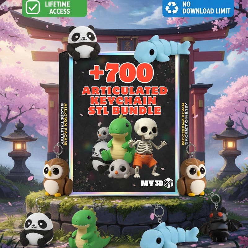 Keychain Clickers 3d Print - Etsy