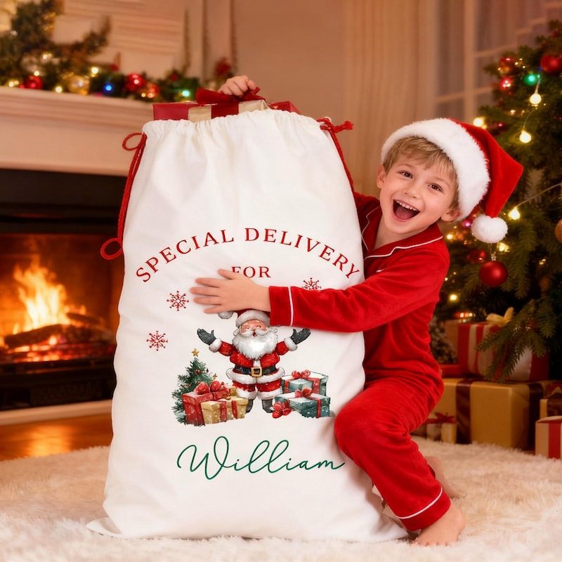 Large Santa Sack - Etsy