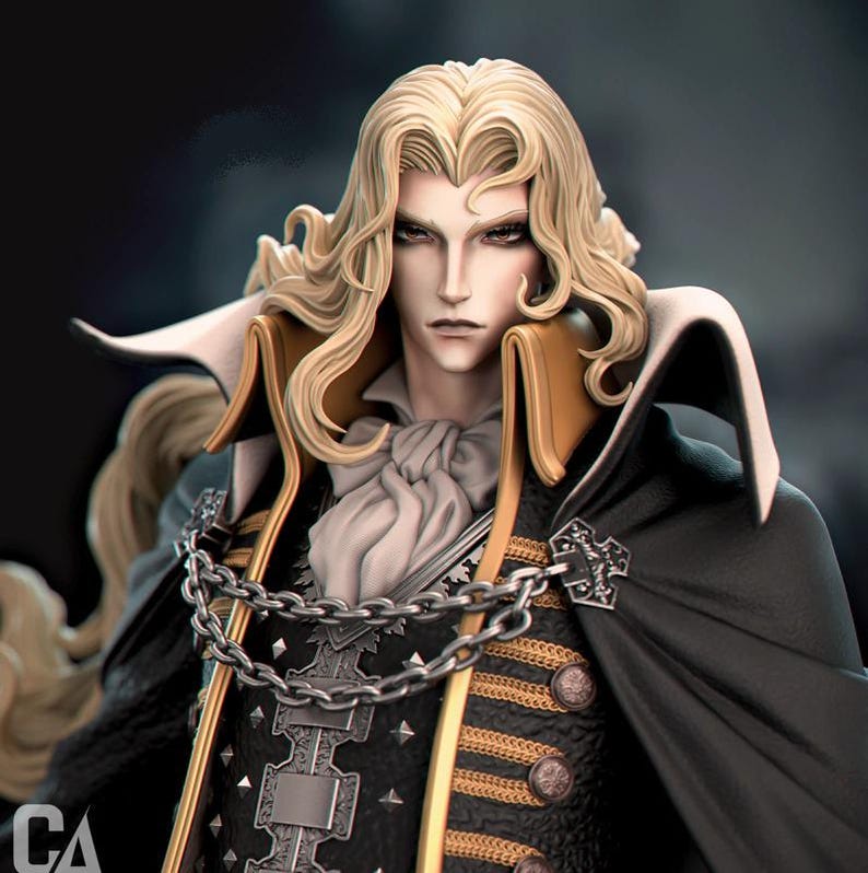 Alucard Castlevania High Quality STL Model - STL File for 3d Printer ...