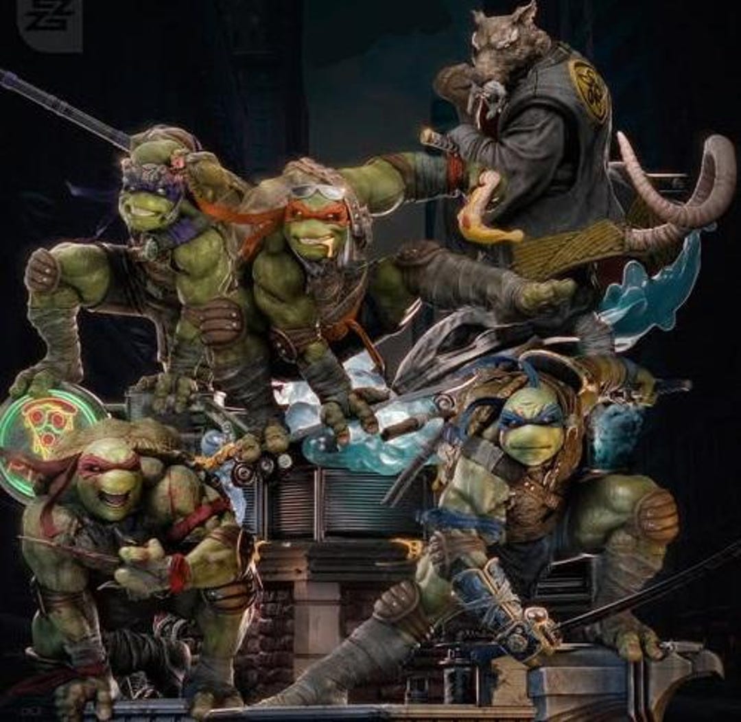 Pack TMNT Splinter Shredder Quality STL Model - STL File for 3d Printer ...