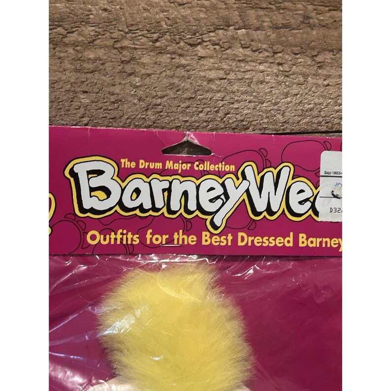 Vintage BARNEY WEAR 14" Plush Drum Major Collection Outfit NOS 1993 - Etsy