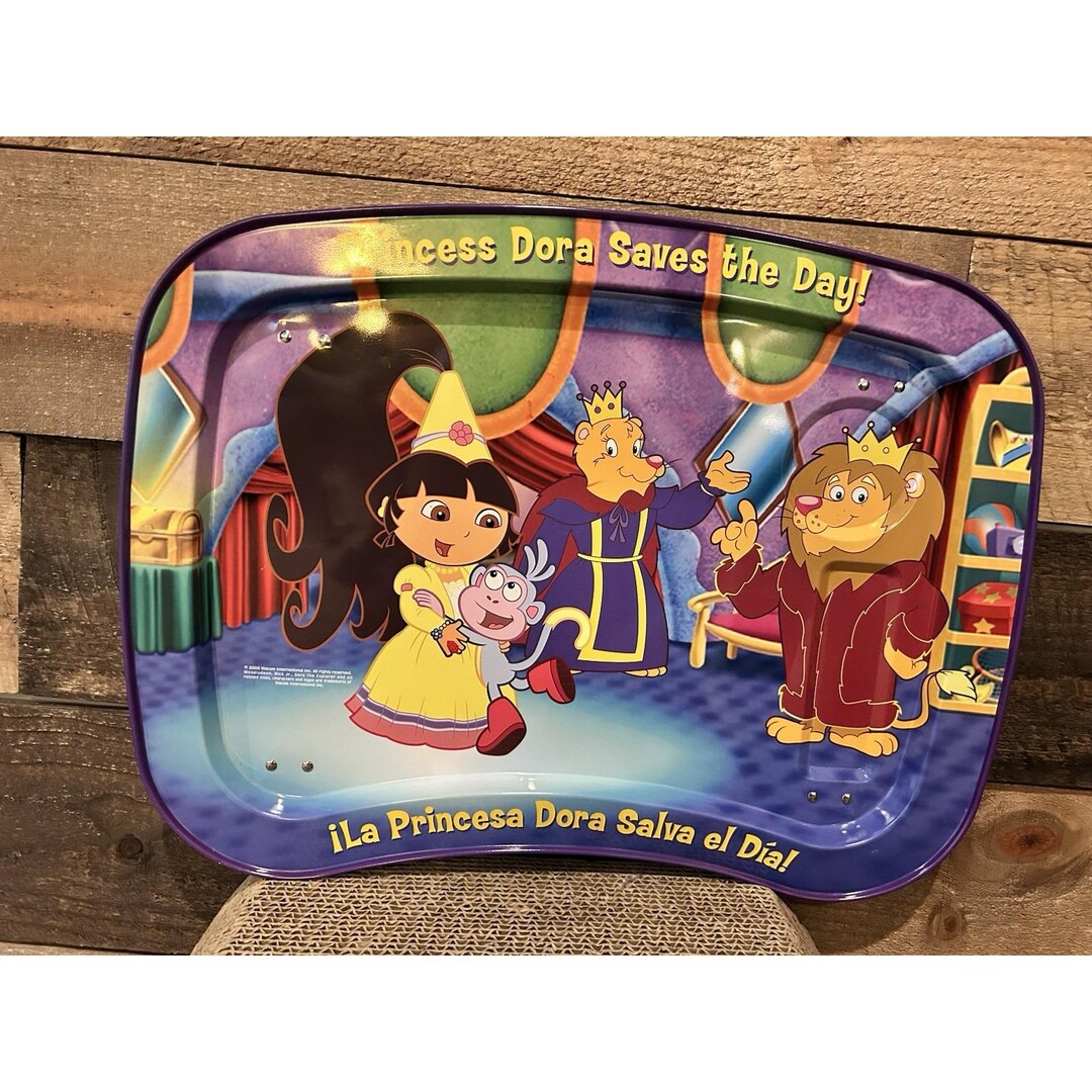 Dora the Explorer 2006 Nickelodeon Nick Jr Kid's Metal Folding Food ...