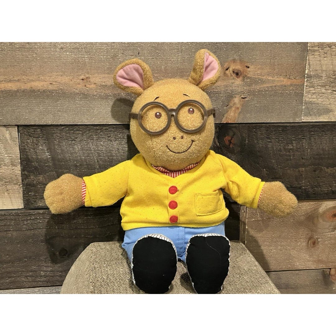 Playskool Talking Arthur Plush Toy Doll 18" Tall PBS Marc Brown Vtg ...