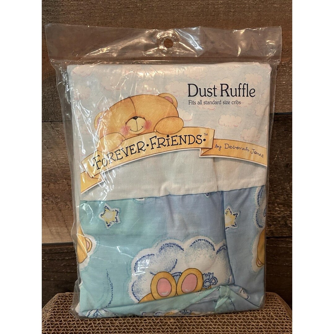 VTG Forever Friends Bear & Bunny Dust Ruffle Andrew Brownsword Deborah ...