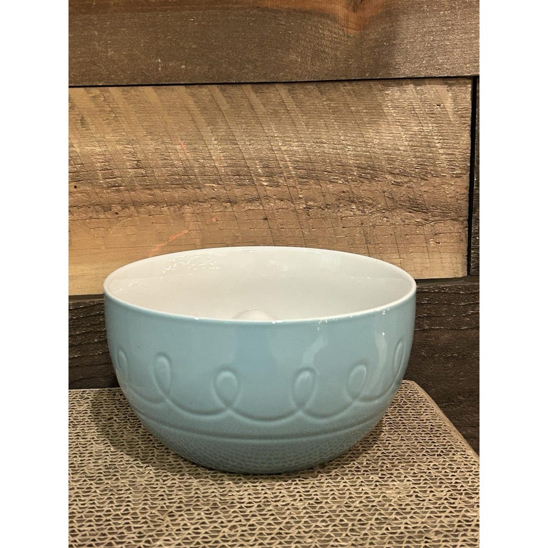 Target Threshold Easter Egg Baby Blue Stoneware 7" Bowl Candy Bowl - Etsy
