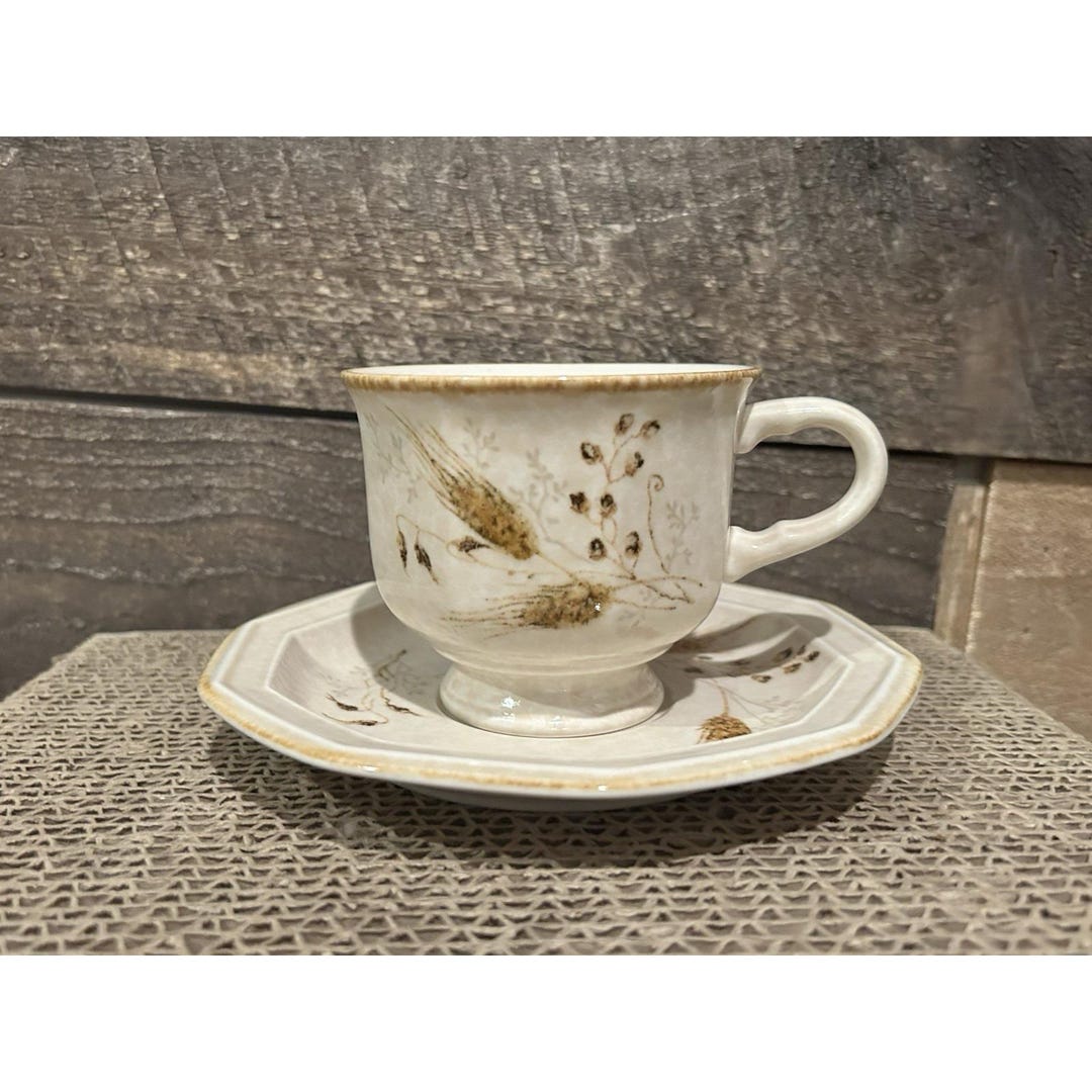 Mikasa Avante Torino Teacup Cup and Saucer Set VTG - Etsy