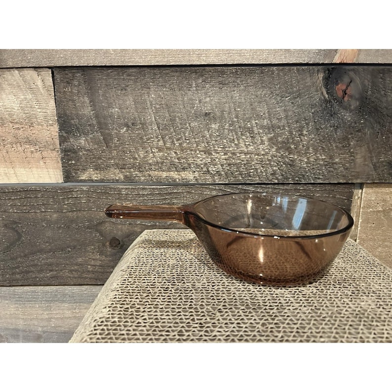 Vintage Amber Corningware Visionware Saucepans .5L - Etsy