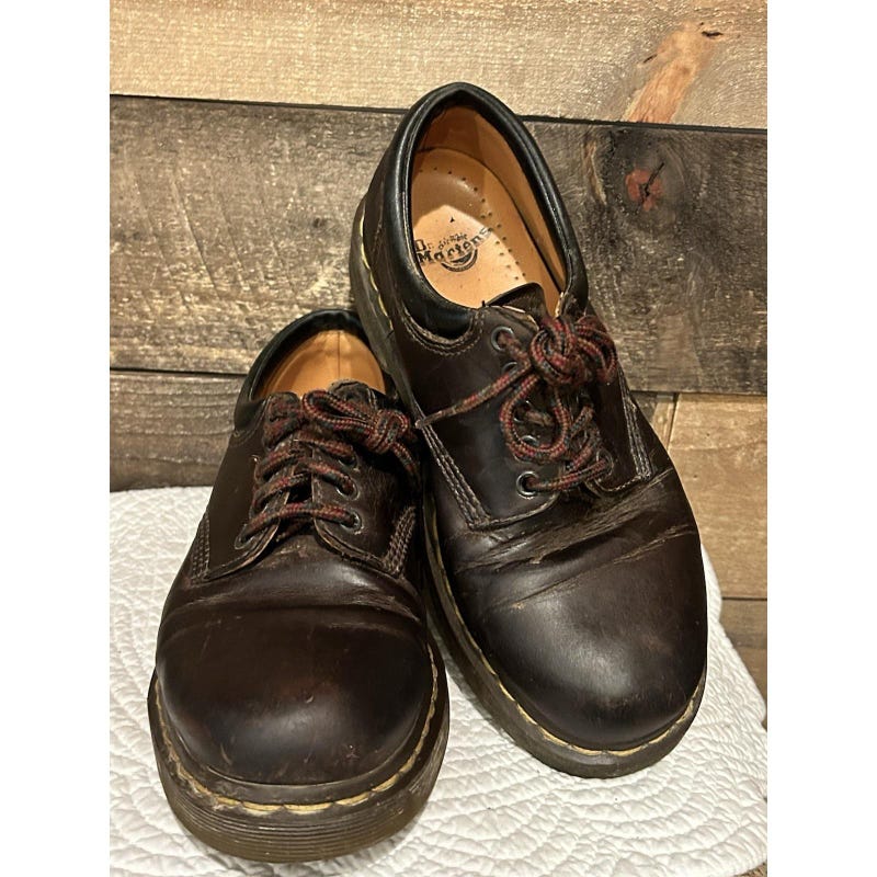Doc Marten Shoes Brown - Etsy