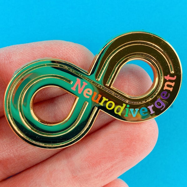Neurodivergent Pin - Etsy