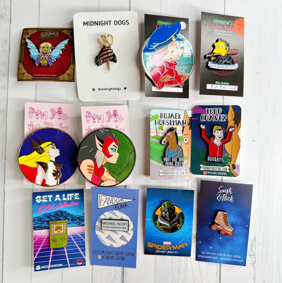 Enamel Pin Collection Sale Cartoons and Film - Etsy