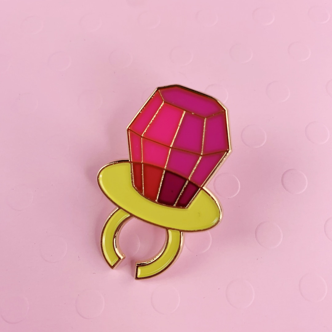 Candy Ring Enamel Pin 90s Nostalgia Nineties Lapel Pin Badge - Etsy