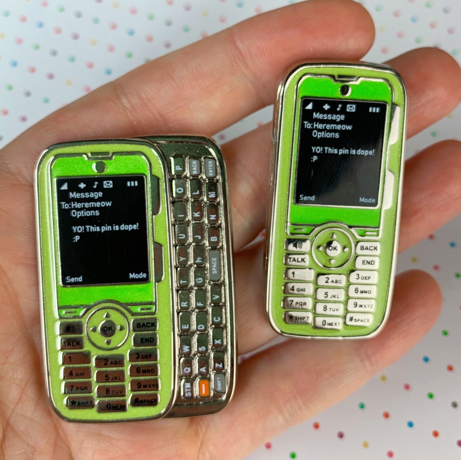 Retro Slider Keyboard Phone Enamel Pin Early 2000s Nostalgia - Etsy