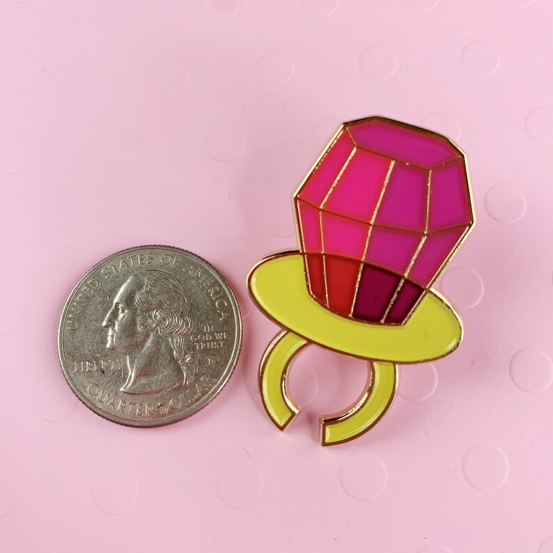 Candy Ring Enamel Pin 90s Nostalgia Nineties Lapel Pin - Etsy