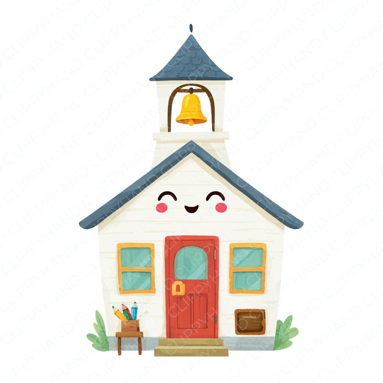 13 School Clip Art No Background PNG, School Clipart Outline, School ...
