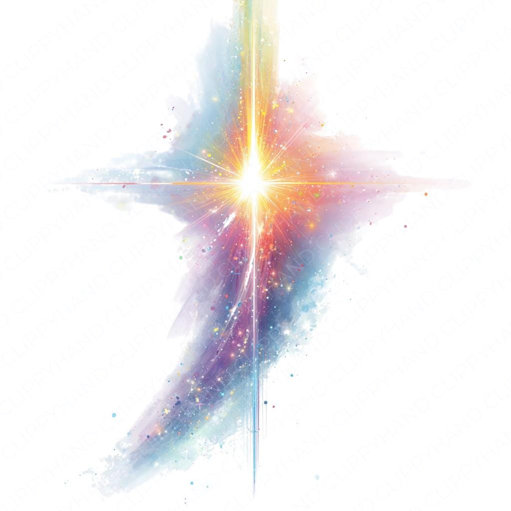 20 Realistic Shooting Stars Clipart | Night Sky Clipart Bundle | 20 ...