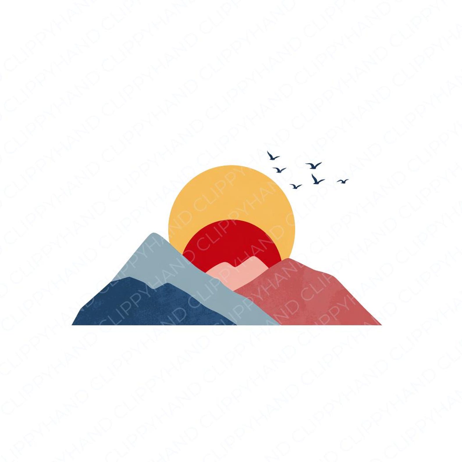 Sunset Clip Art PNG, Sunset No Background, Sunset Transparent ...