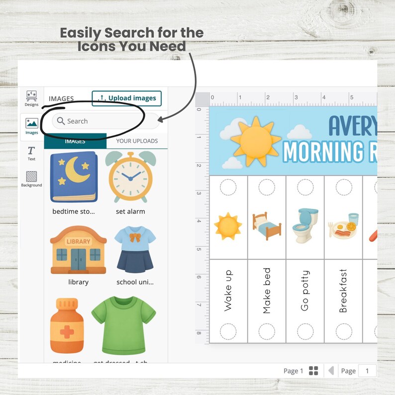 Editable Toddler Routine Chart | Flip Chore Chart for Kids | Morning ...