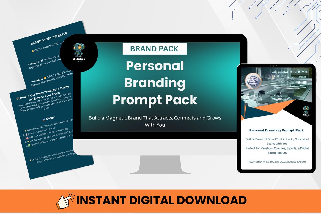 Personal Branding Prompt Pack — Build Authority and Trust With AI | for ...