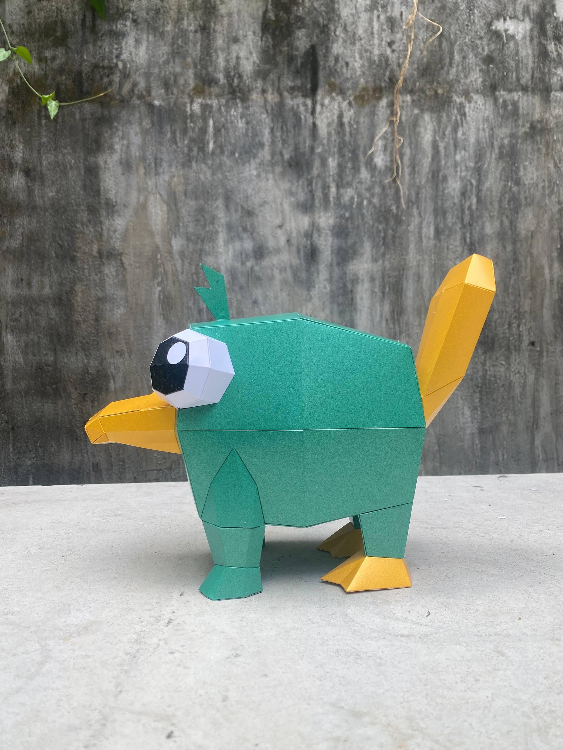 Paltypus RODVAL Papercraft Templates, Pedf, Dxf and SVG - Etsy