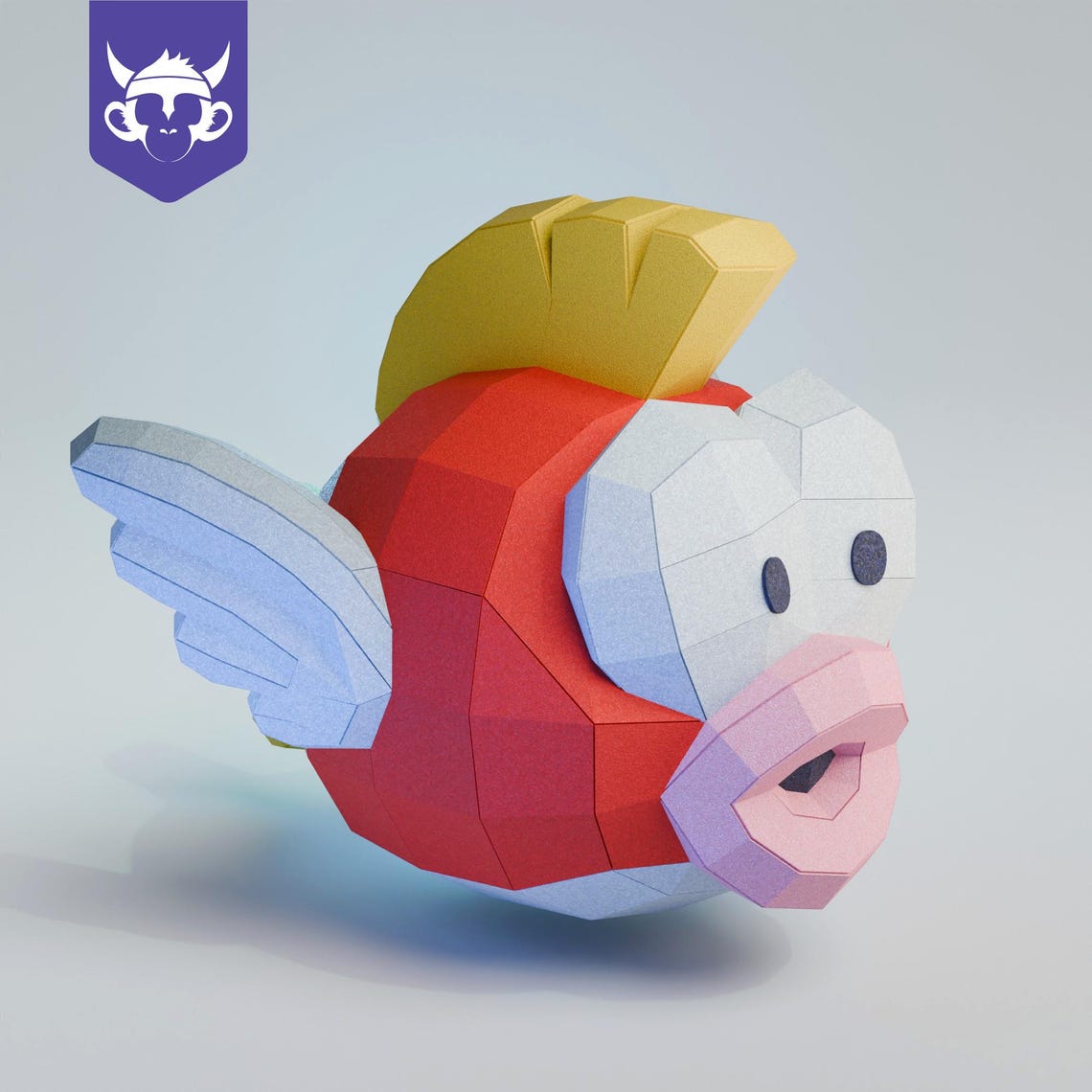 SM Fish RODVAL Papercraft Templates, Pedf, Dxf and SVG - Etsy
