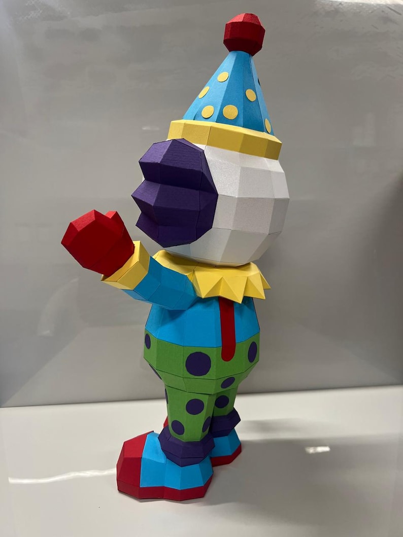 Clown RODVAL Papercraft Templates, Pedf, Dxf and SVG - Etsy