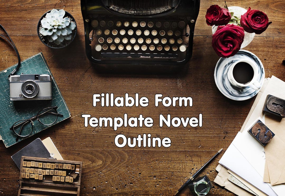 Novel Outline Template | Fillable PDF Story Planner | Beat Sheet ...