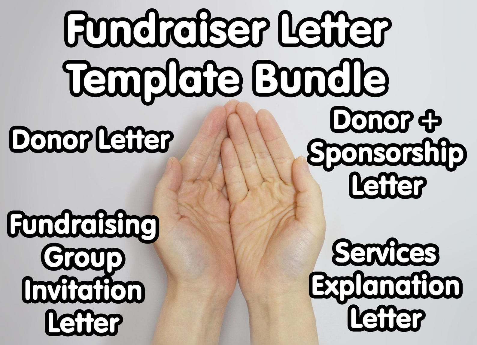 Fundraiser Letter Template Bundle | Donation Request, Sponsorship ...