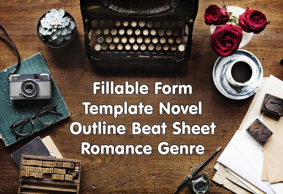 Romance Beat Sheet Novel Outline Fillable Form Template - Etsy