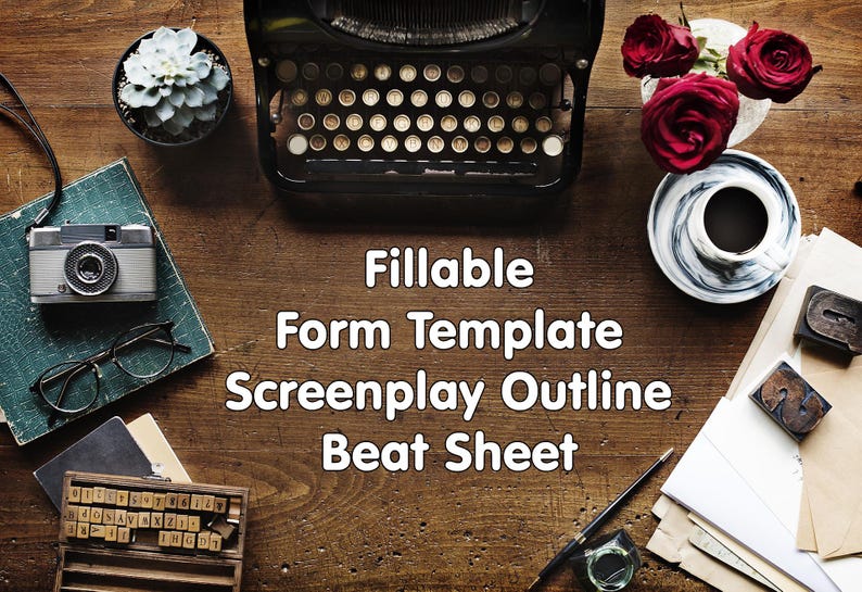 Screenplay Beat Sheet Outline Fillable Form Template - Etsy