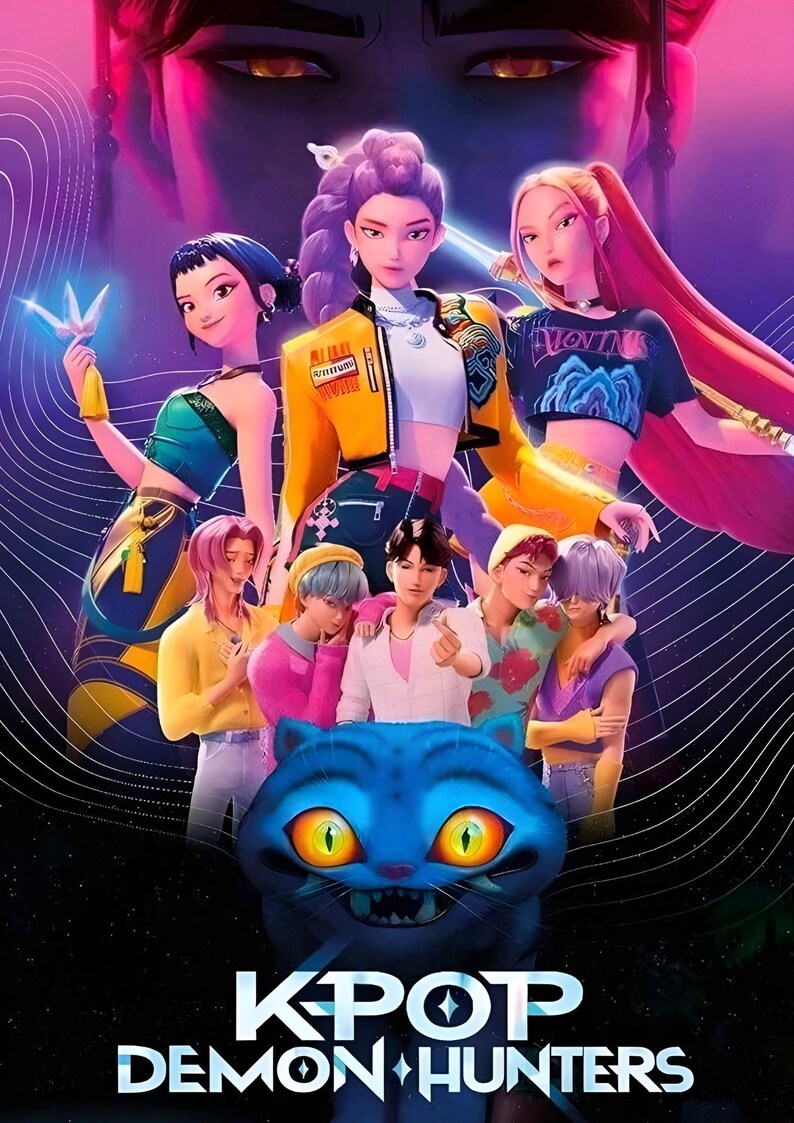 Digital-k-pop Demon Hunters Coloring Book N1 - Etsy