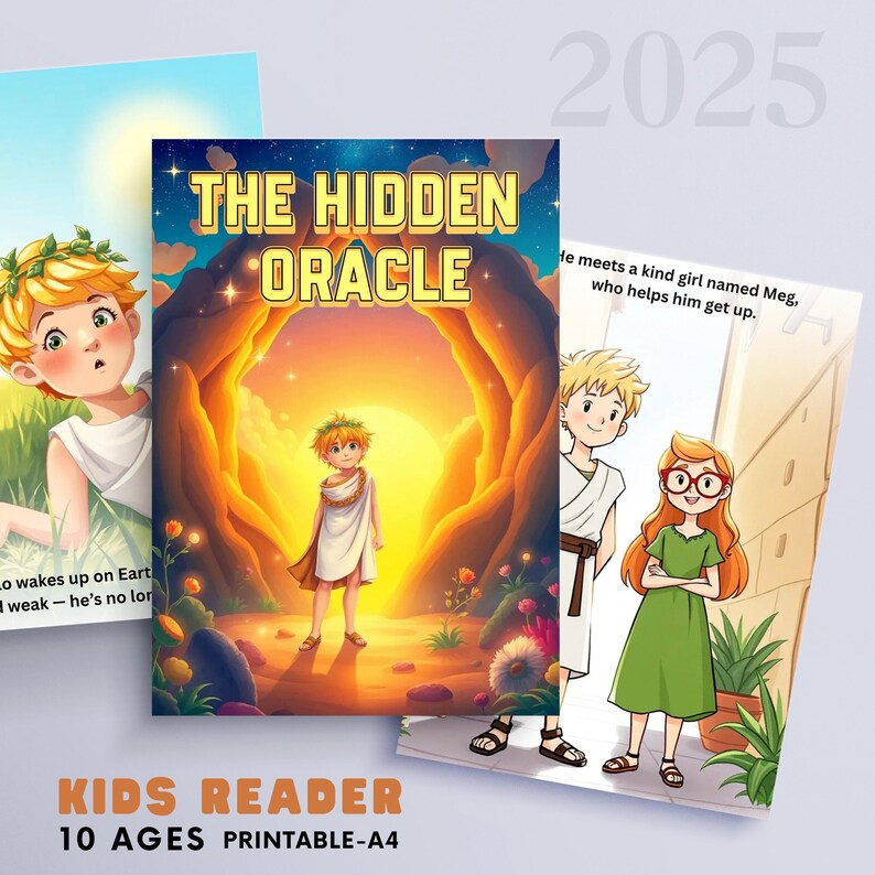 Digital-the Hidden Oracle- Kids Reader - Etsy Australia