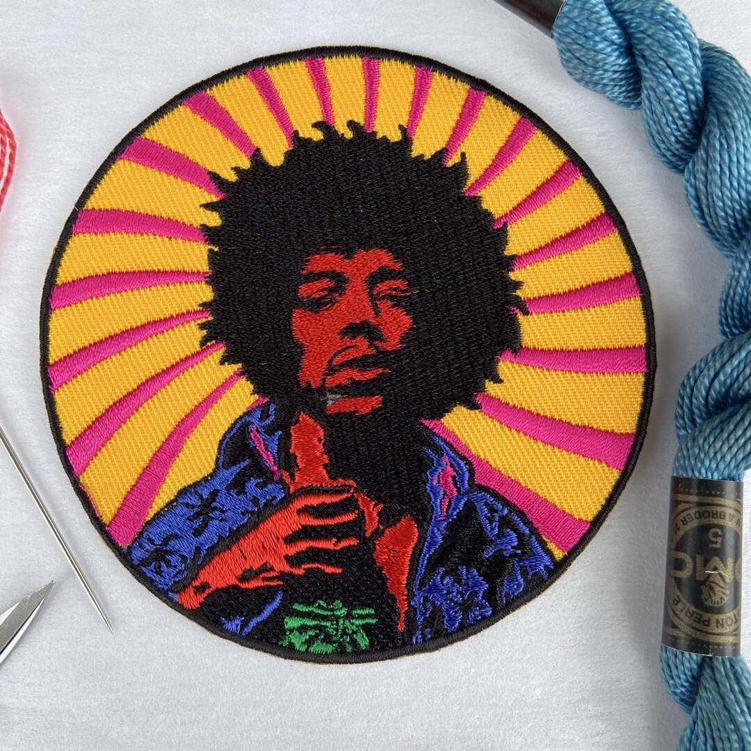 Jimi Hendrix Voodoo Patch 2-pack: Embroidered Iron-on/sew-on Applique ...