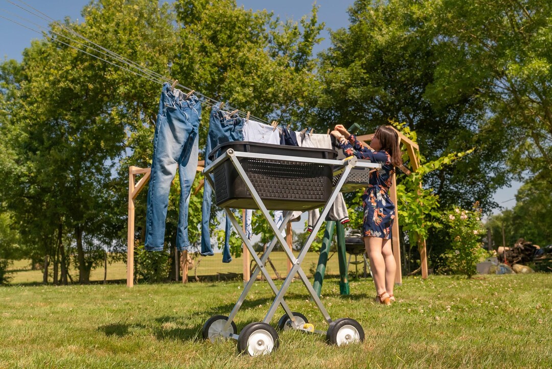 Outdoor Laundry Basket Stand - Etsy