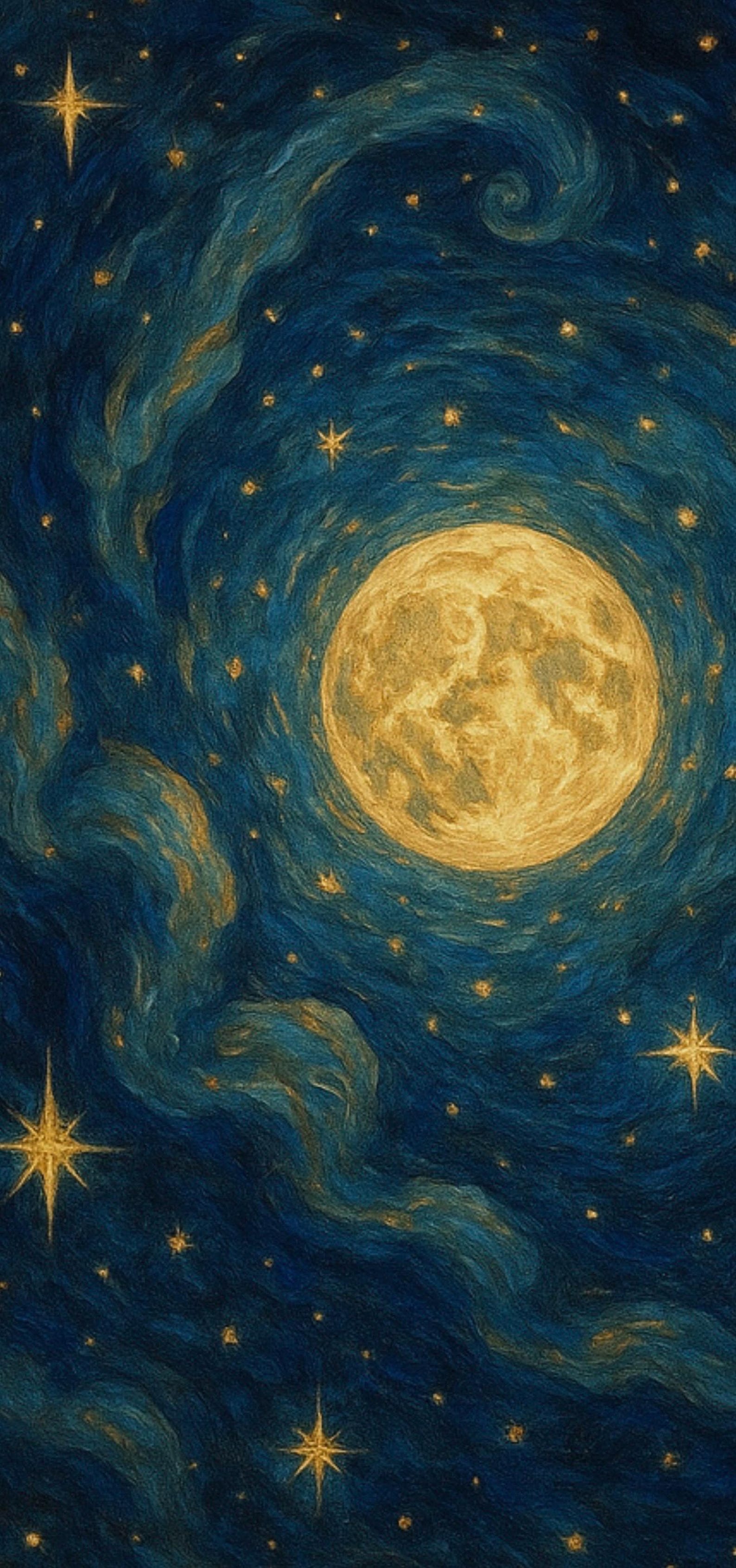 Starlit Reverie – Celestial Painting for Spiritual Spaces - Etsy