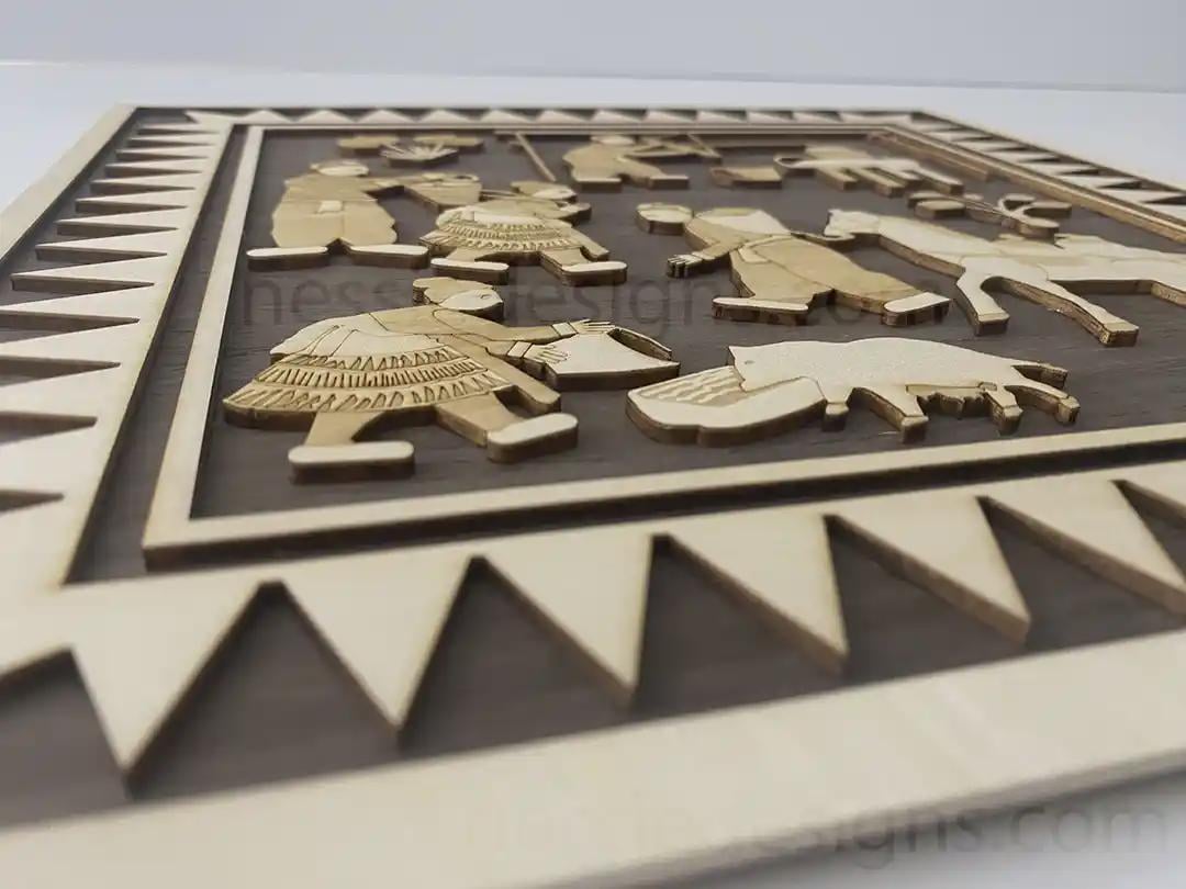 Wood Story Cloth Wall Art - Etsy
