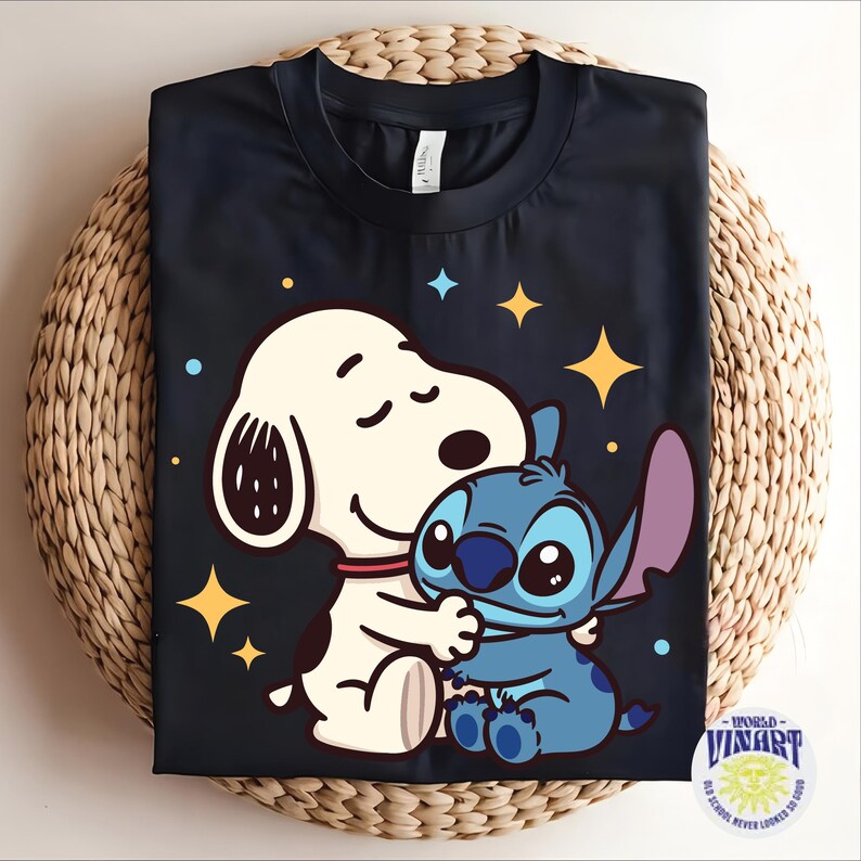 Stitch and Snoopy Clipart, Stitch Png, Snoopy Png, Cute Stitch and ...