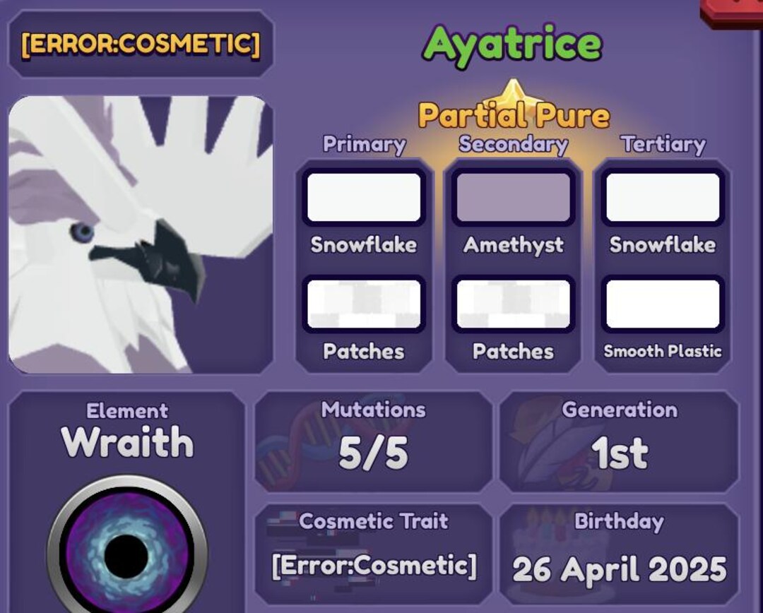 Error Ayatrice Dragon Adventures Roblox - Etsy