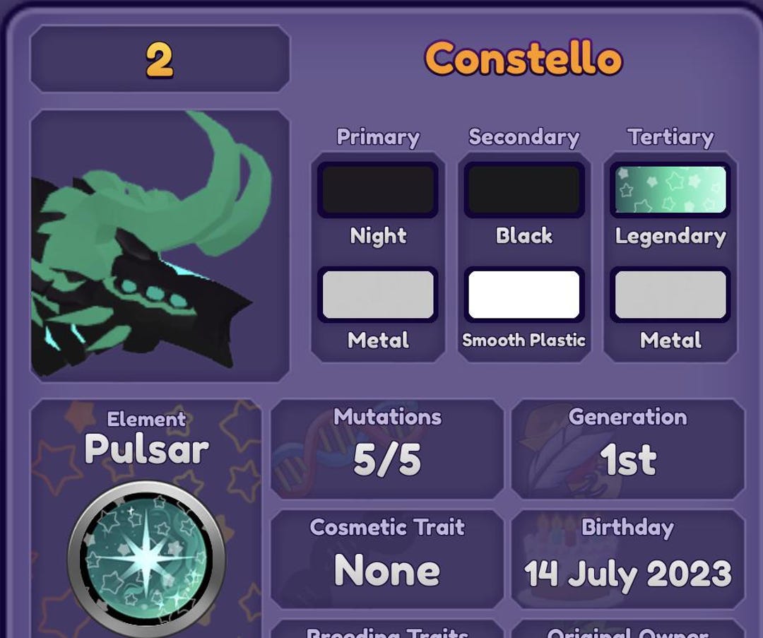 NEW Constello Dragon Adventures Roblox - Etsy