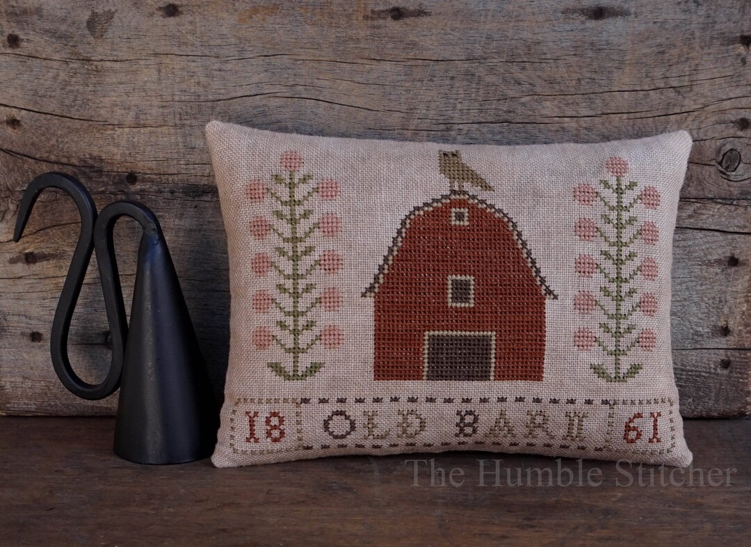 Old Barn...primitive PDF Cross Stitch Pattern by the Humble Stitcher - Etsy
