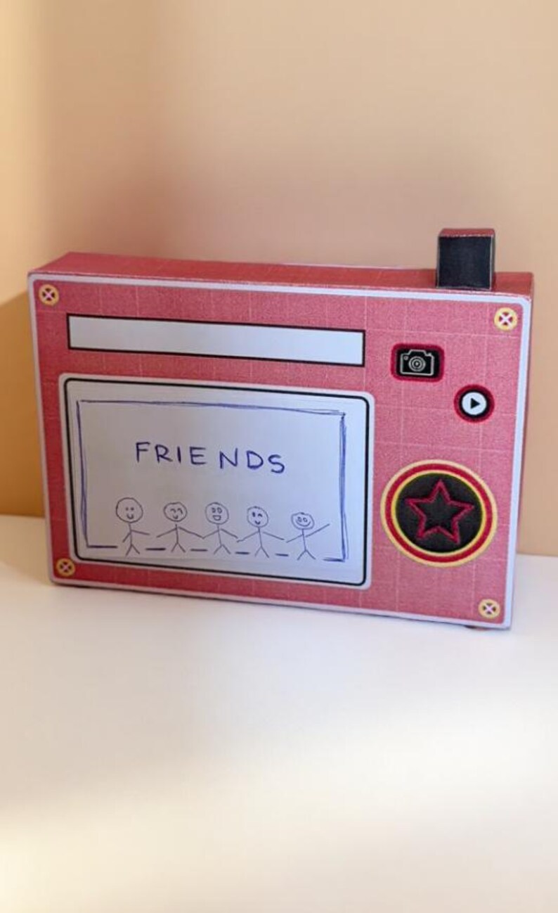 Camera Pink Papercraft Template – DIY 3D Paper Model, PDF, Fun ...