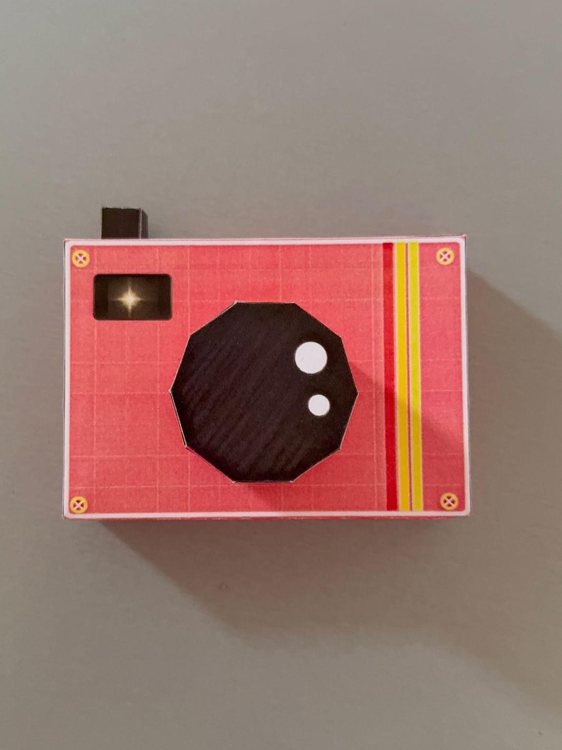 Camera Pink Papercraft Template – DIY 3D Paper Model, PDF, Fun ...