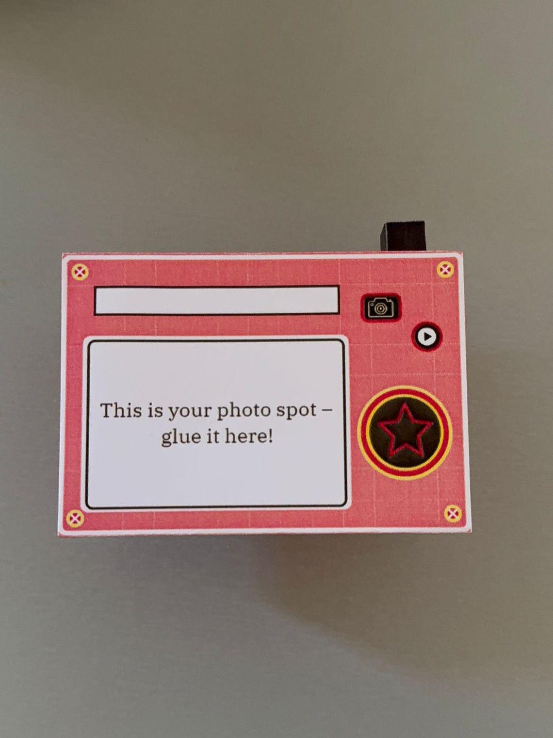 Camera Pink Papercraft Template – DIY 3D Paper Model, PDF, Fun ...