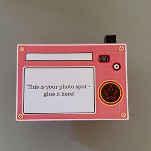 Camera Pink Papercraft Template – DIY 3D Paper Model, PDF, Fun ...