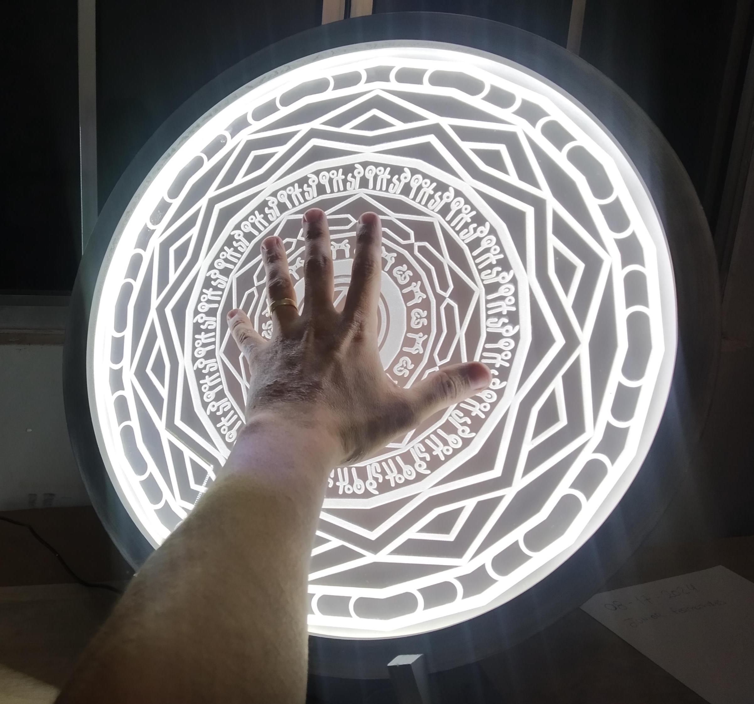 Luminária Led Zelda Mirror of Twilight Realm - 45cm - Make Your Game ...