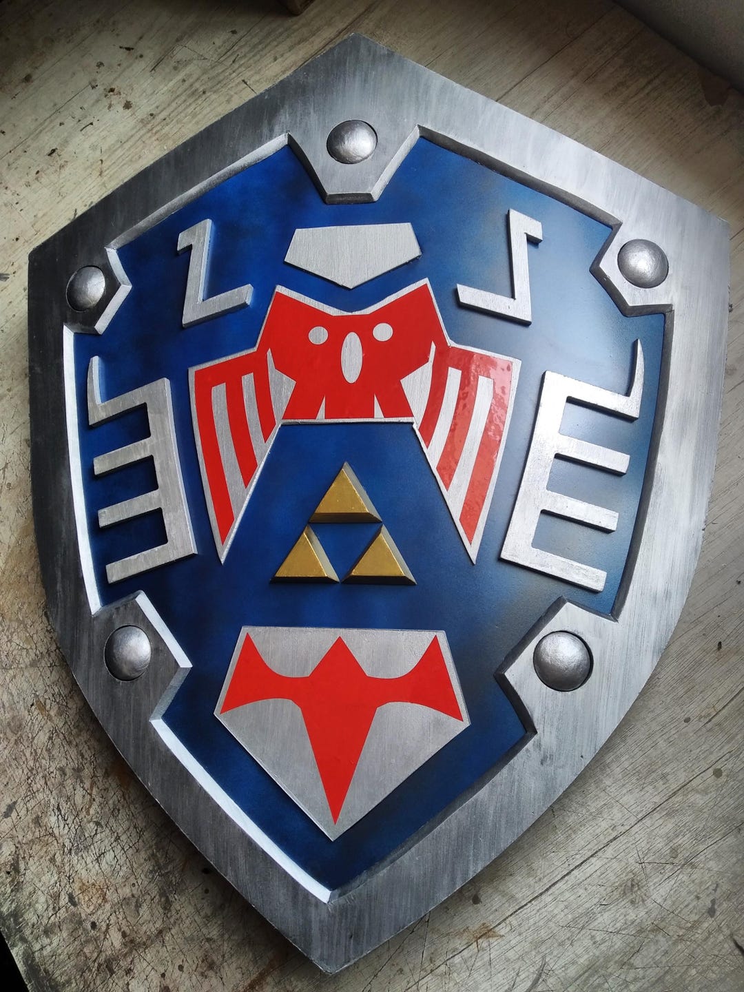Zelda Majoras Mask Hero Shield - 45x55cm - Escudo Do Link - Etsy