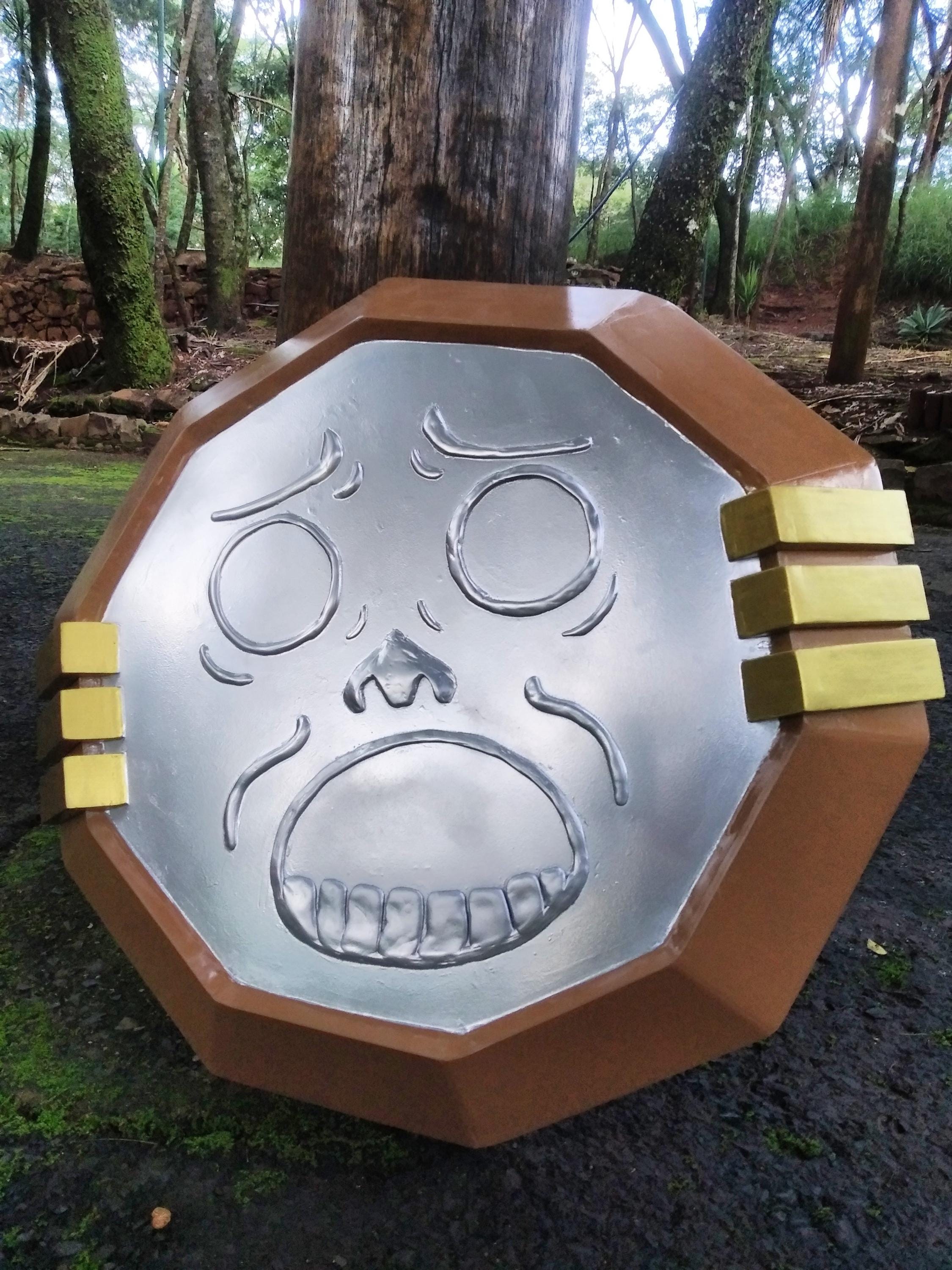 Zelda Majora's Mask Mirror Shield - "scary Face" - Etsy