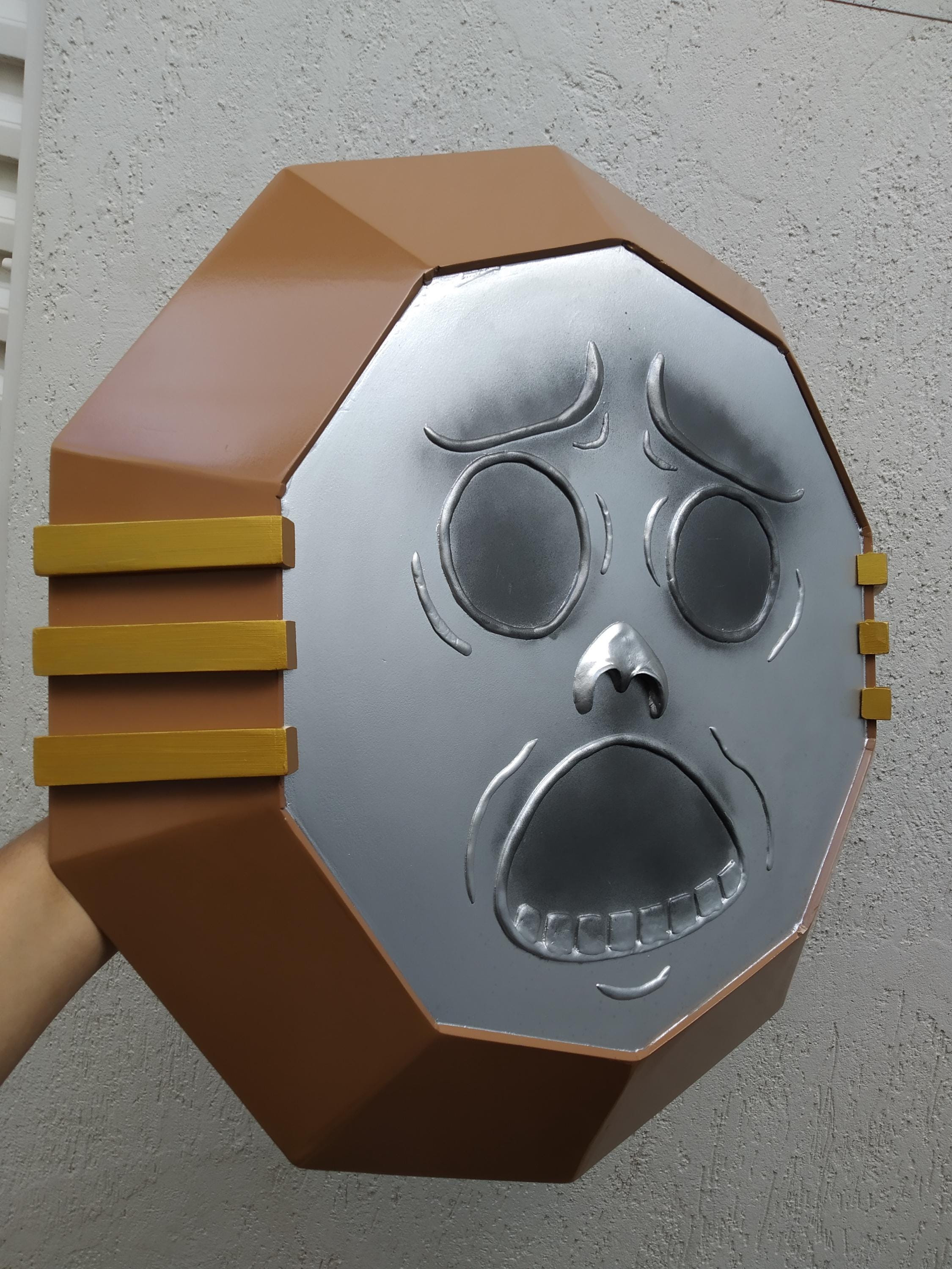 Zelda Majora's Mask Mirror Shield - "scary Face" - Etsy