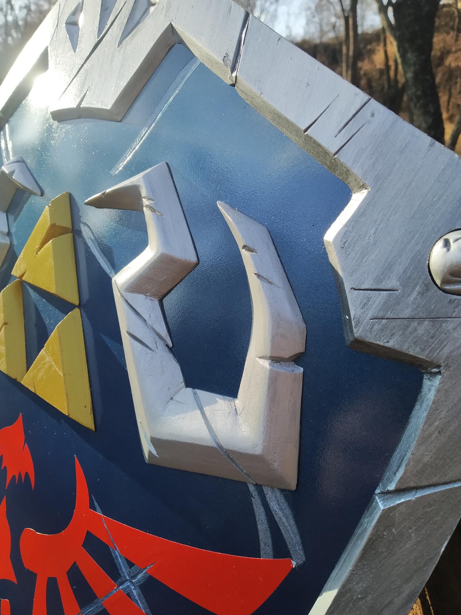 Zelda Hylian Shield Botw AFTERMATH EDITION - 45x55cm - Etsy